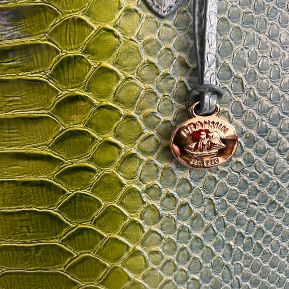 Brahmin | Bags | Brahmin Large Duxury And Veronica Wallet Limeade River ...